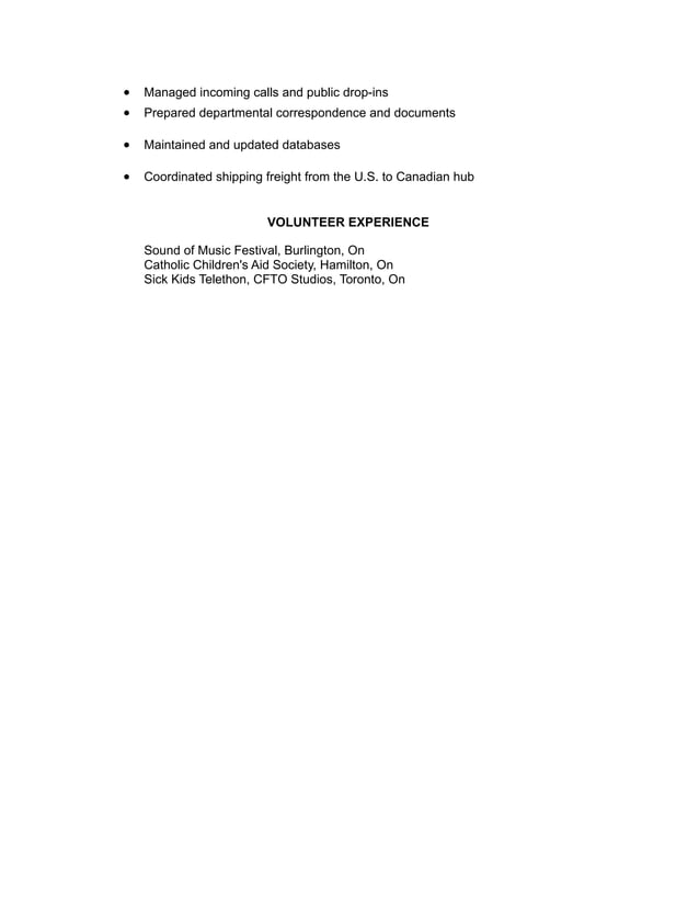 Judith Brodie - RESUME | PDF