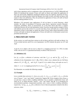 On Fuzzy Soft Multi Set and Its Application in Information Systems | PDF