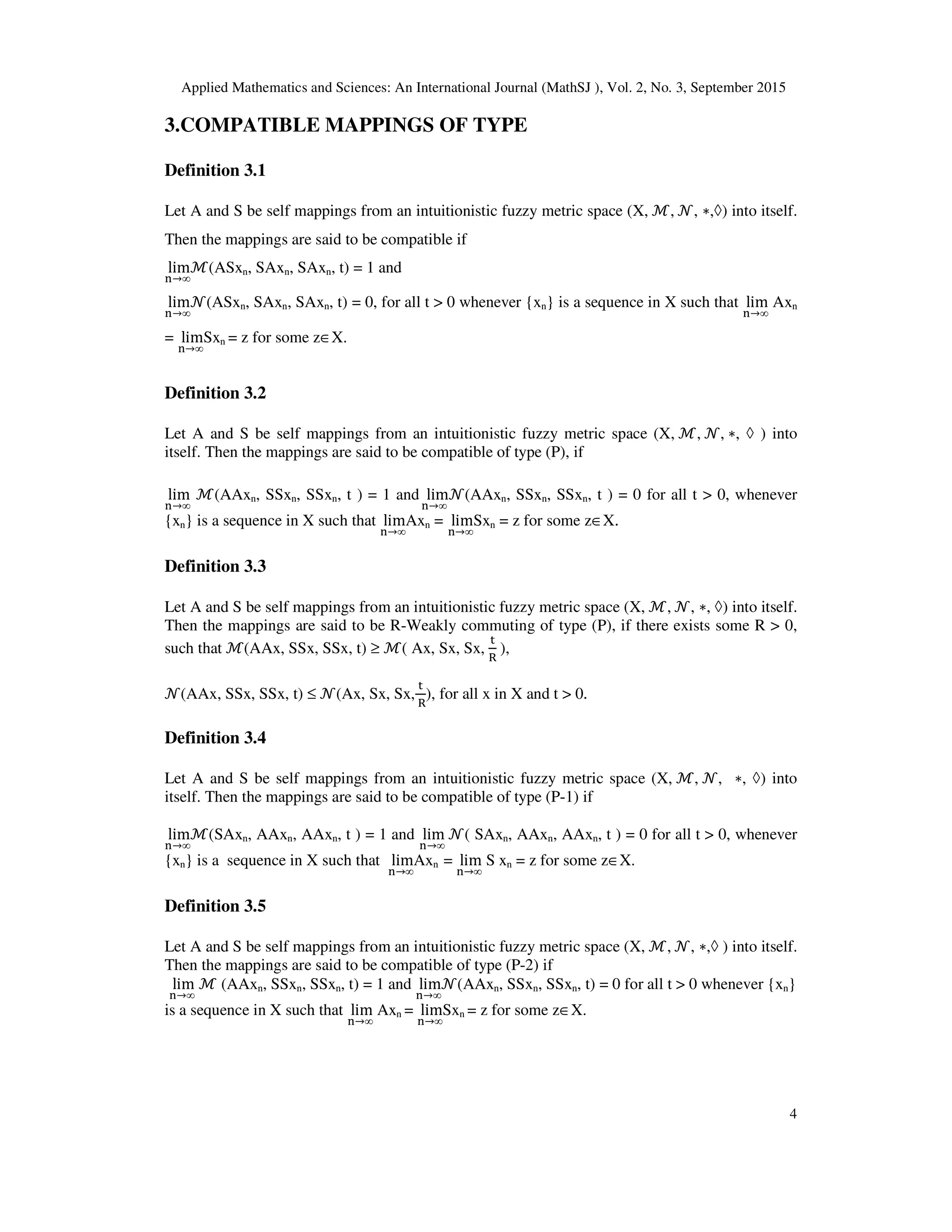 Common Fixed Point Theorems In Compatible Mappings Of Type P Of Generalized Intuitionistic