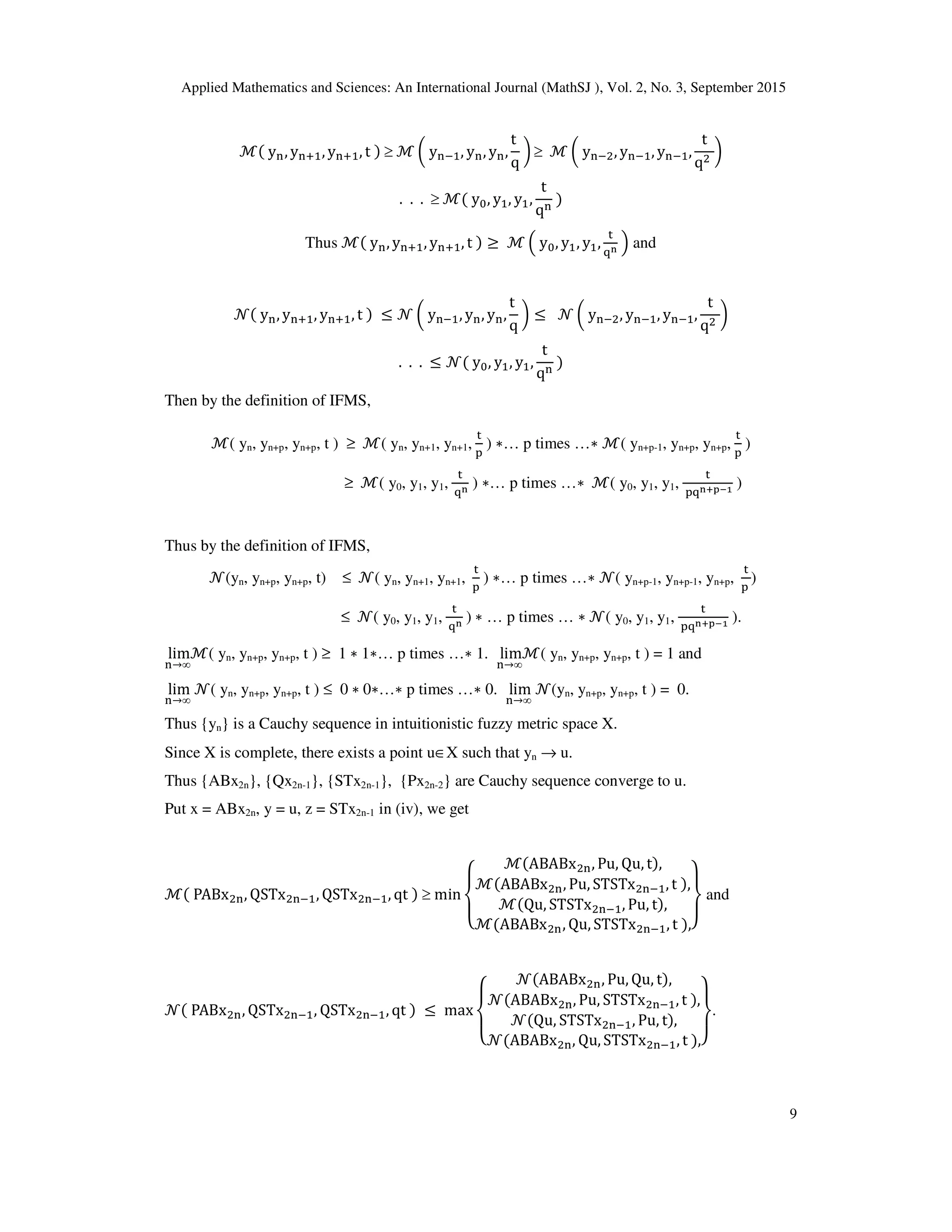 Common Fixed Point Theorems In Compatible Mappings Of Type P Of Generalized Intuitionistic