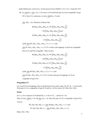 Common Fixed Point Theorems in Compatible Mappings of Type (P*) of Generalized Intuitionistic ...