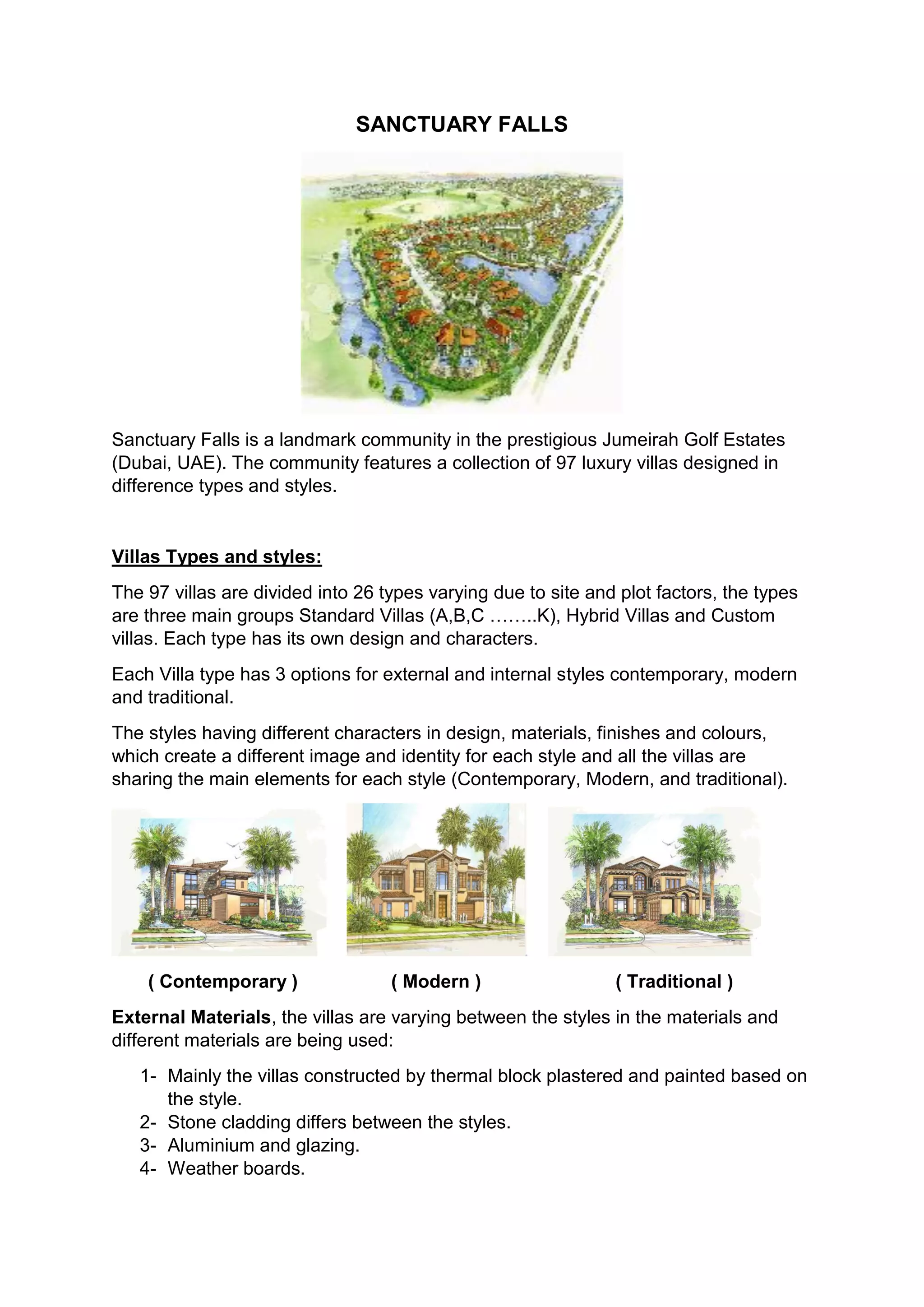 Sanctuary Falls Project | PDF