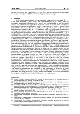 Technology Content Analysis with Technometric Theory Approach to ...