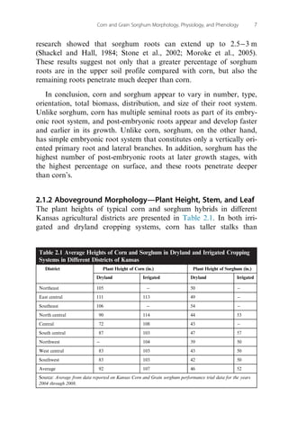 Corn And Grain Sorghum Comparison Yared Assefa Kraig Roozeboom | PDF