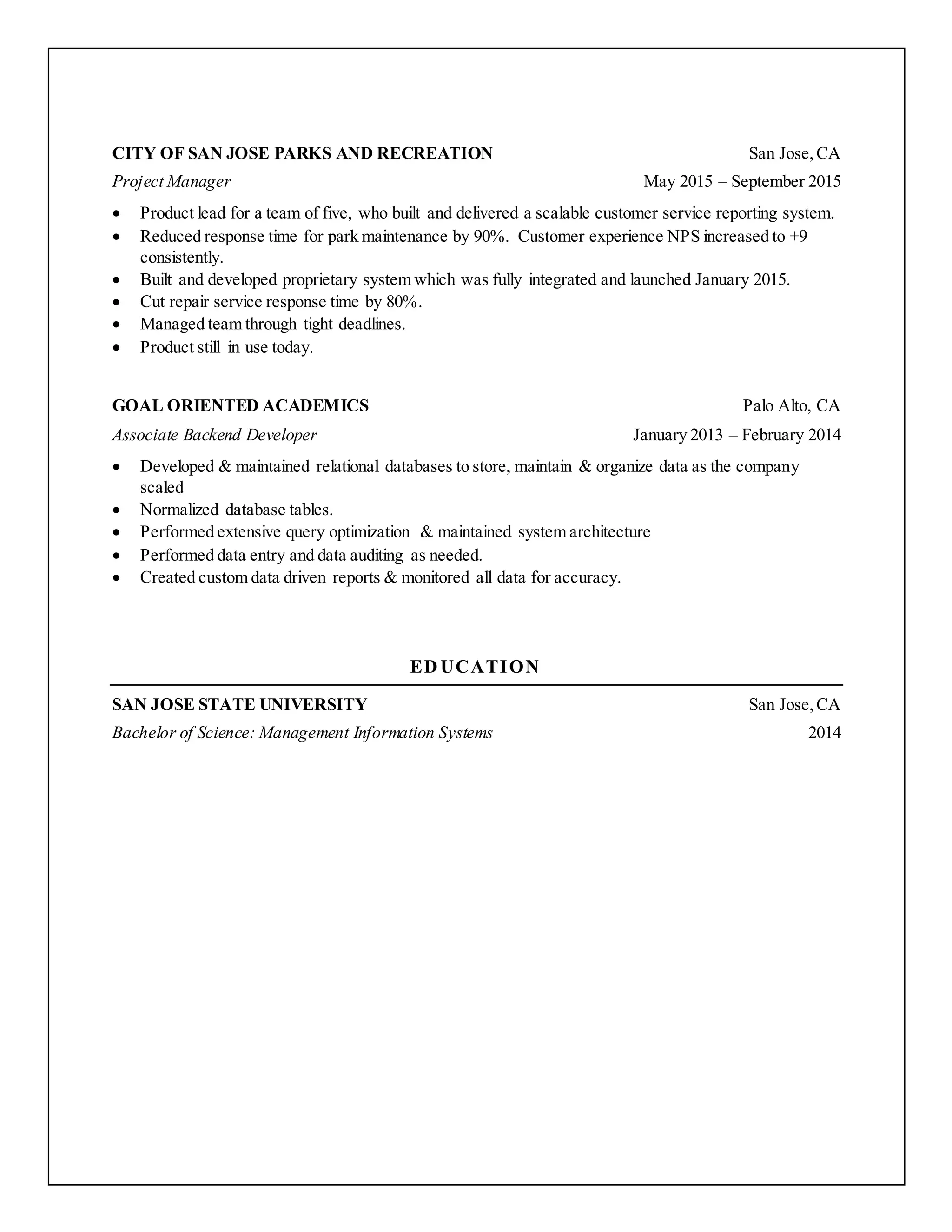 Joshua_Rothenberg_Current_Resume_2 | DOCX | Databases | Computer ...
