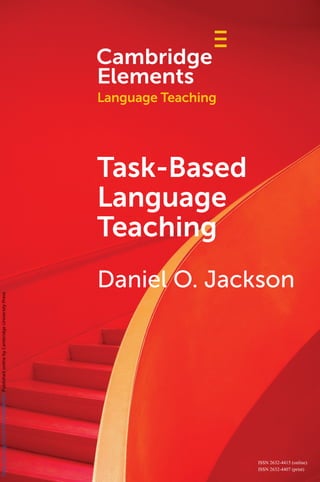 Taskbased Language Teaching Daniel O Jackson | PDF
