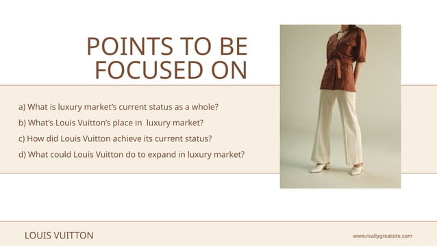 presentaion of louis vuitton and swot analysis.pptx | Business ...