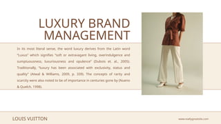 presentaion of louis vuitton and swot analysis.pptx | Business ...