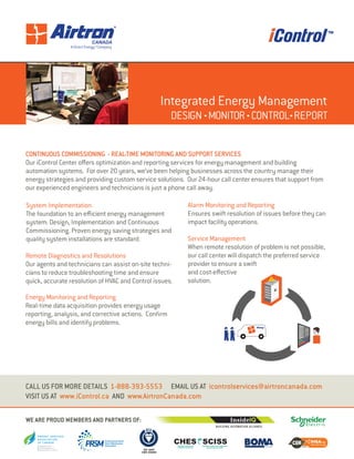 Airtron Canada - iControl | PDF