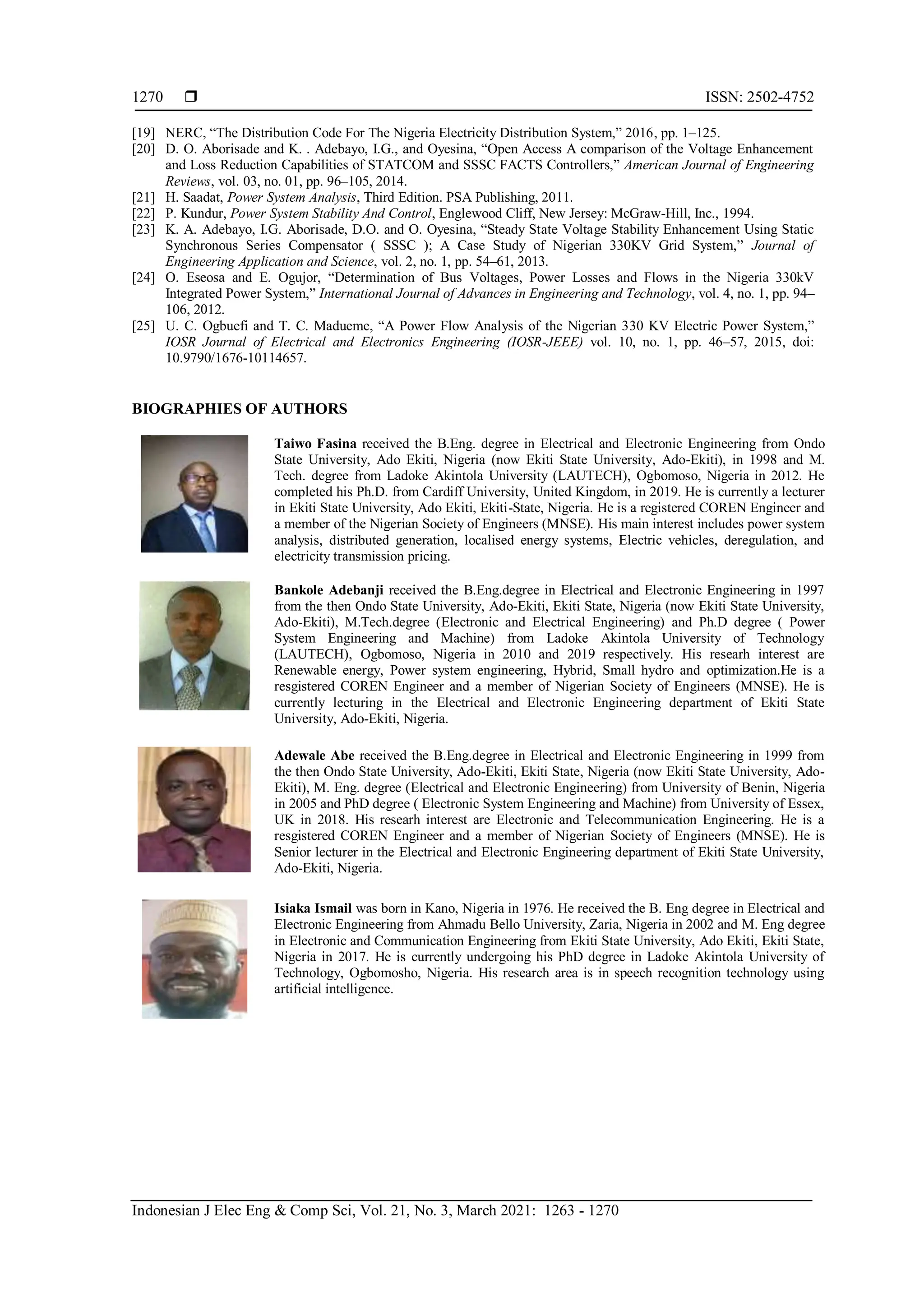Impact Of Distributed Generation On The Nigerian Power Network Pdf