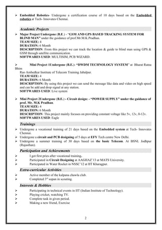 ABHISHEK_CV_BE_ECE - 14 PUNE | PDF