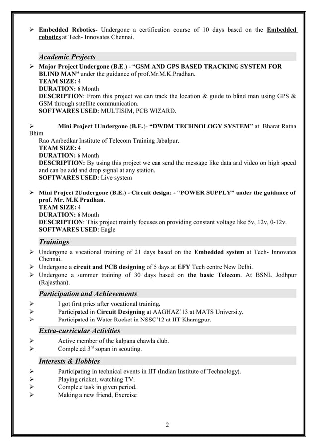 ABHISHEK_CV_BE_ECE - 14 PUNE | PDF