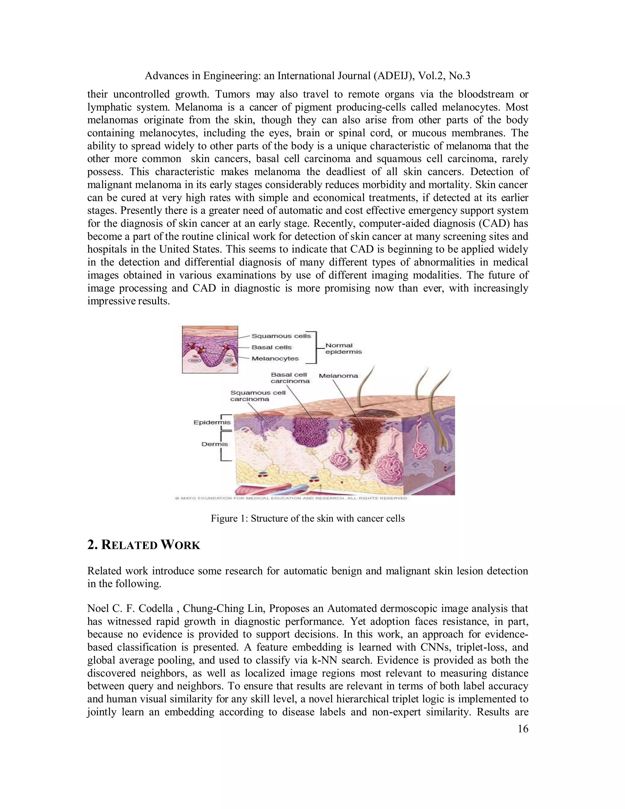 RECOGNITION OF SKIN CANCER IN DERMOSCOPIC IMAGES USING KNN CLASSIFIER | PDF
