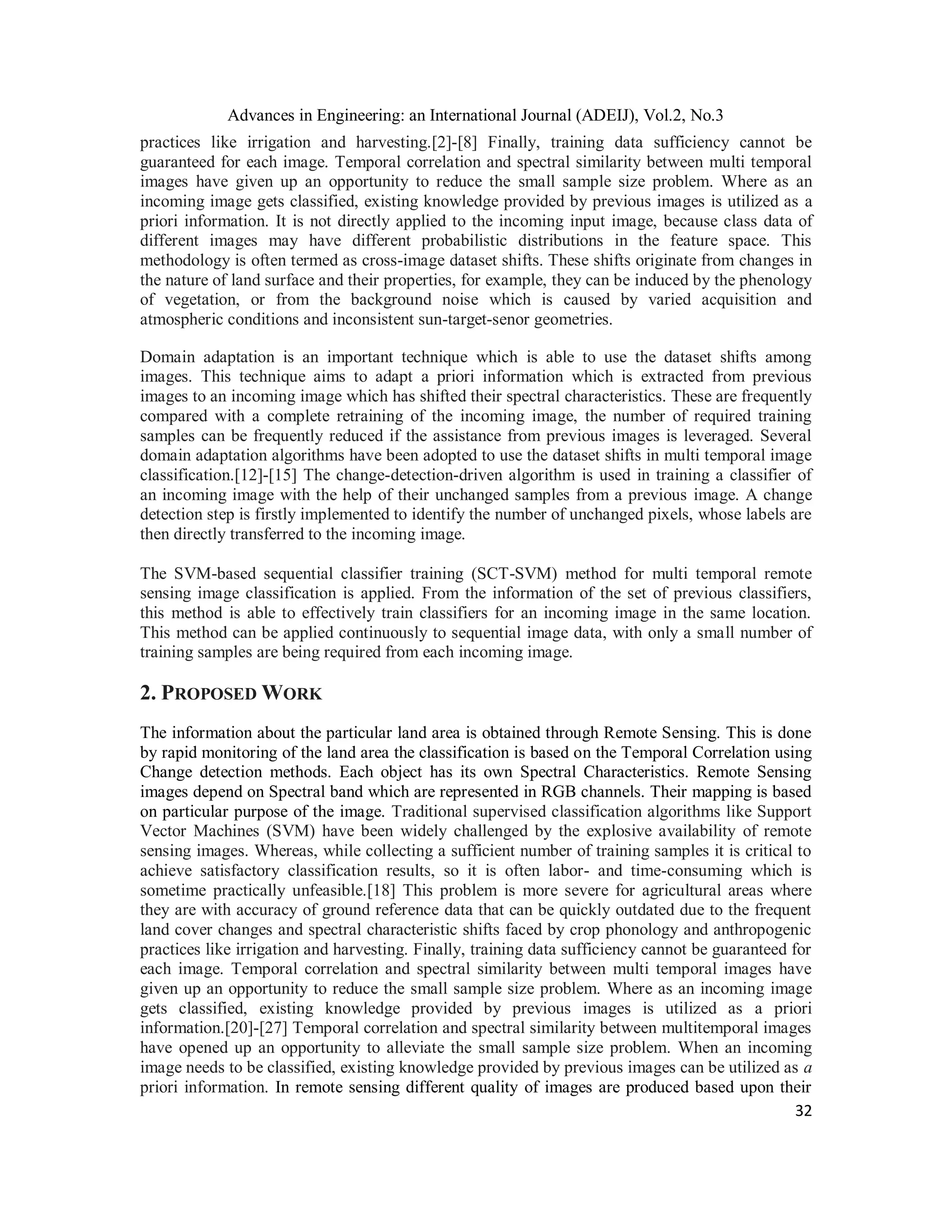 CLASSIFICATION AND COMPARISION OF REMOTE SENSING IMAGE USING SUPPORT VECTOR MACHINE AND K ...