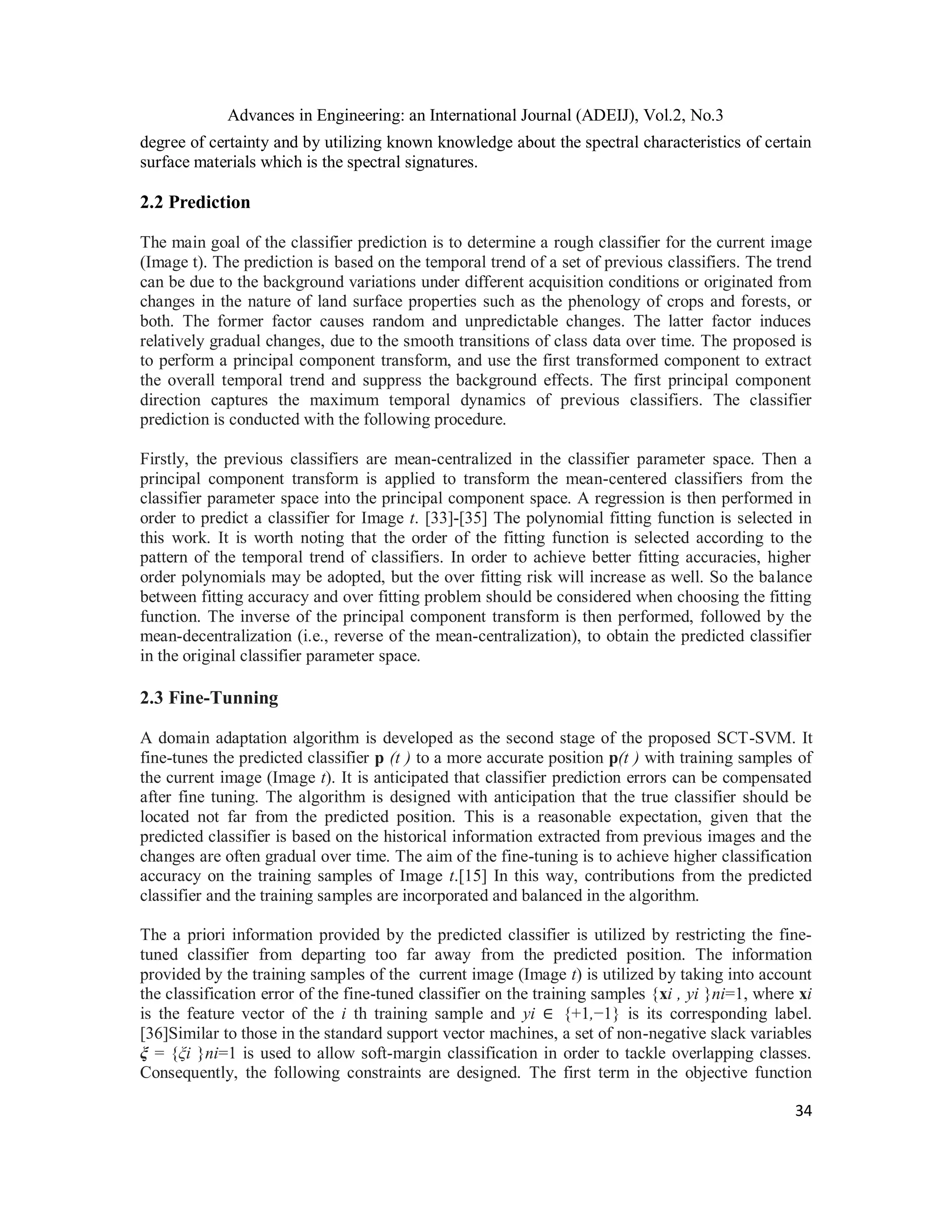 CLASSIFICATION AND COMPARISION OF REMOTE SENSING IMAGE USING SUPPORT VECTOR MACHINE AND K ...