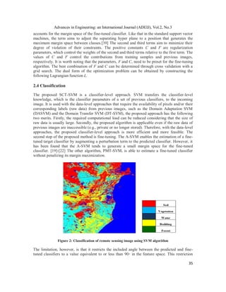CLASSIFICATION AND COMPARISION OF REMOTE SENSING IMAGE USING SUPPORT VECTOR MACHINE AND K ...