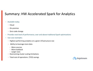 Choose Your Weapon: Comparing Spark on FPGAs vs GPUs | PDF