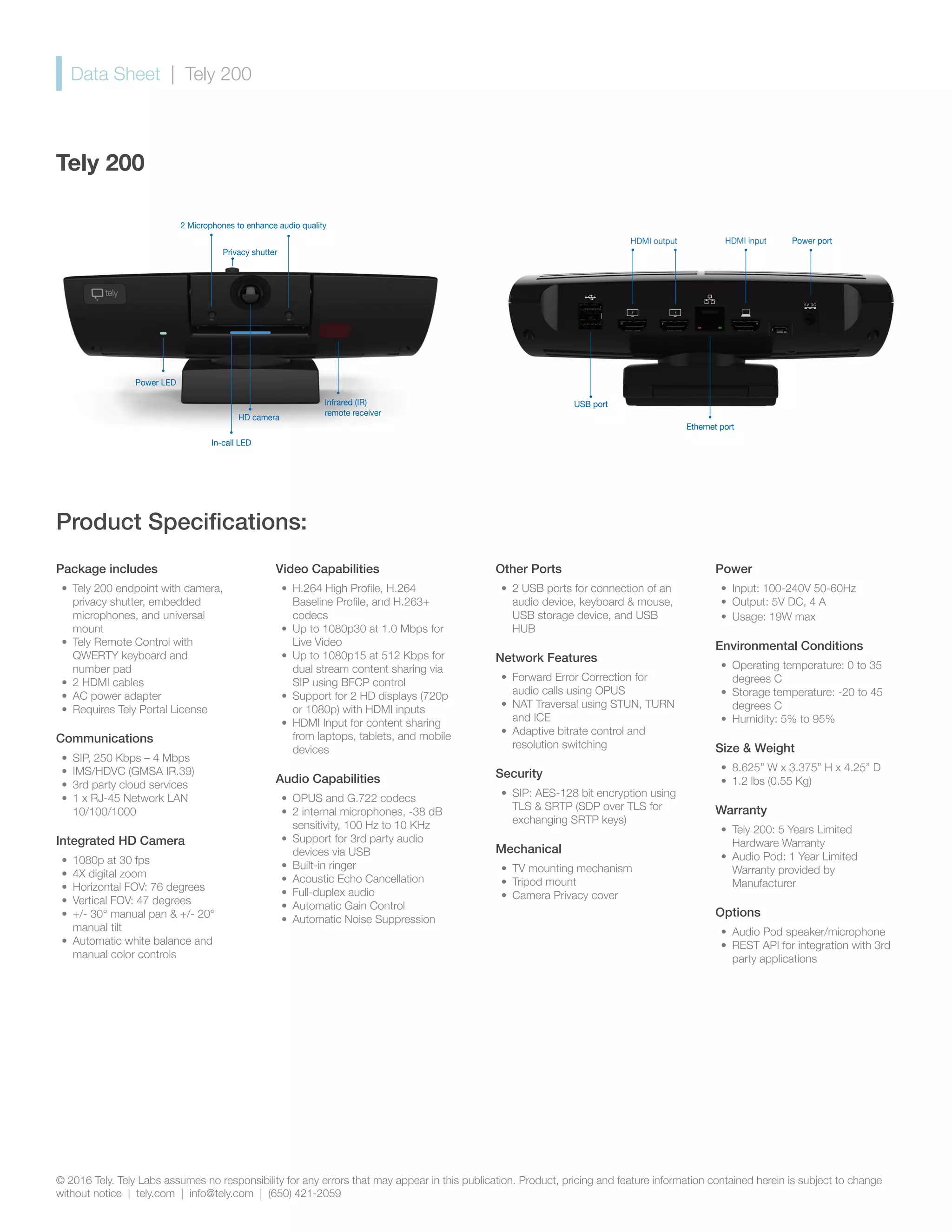 DataSheet-Tely | PDF