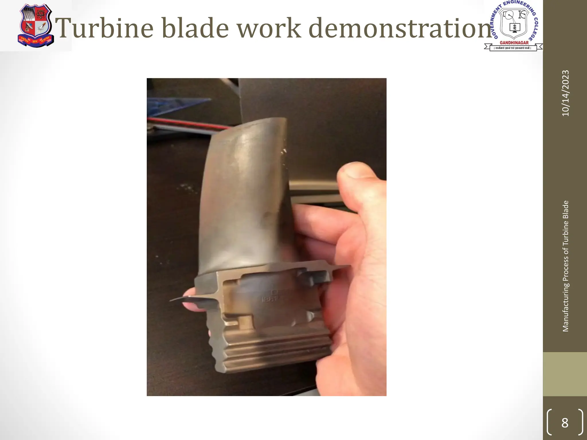 Manufacturing process of Turbine blade | PDF