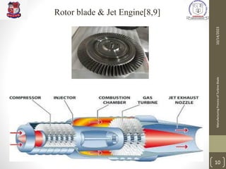 Manufacturing process of Turbine blade | PDF