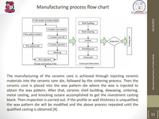 Manufacturing process of Turbine blade | PDF
