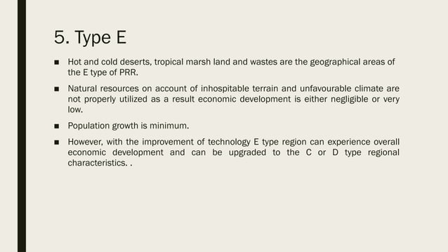 Population - Resource Regions ( After Zelinsky ) | PPTX