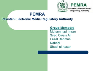 23206184-PEMRA-Presentation Pakistan Electronic Media A.ppt