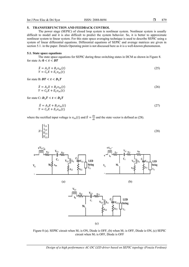 Design of a high performance AC-DC LED driver based on SEPIC topology | PDF | Consumer ...