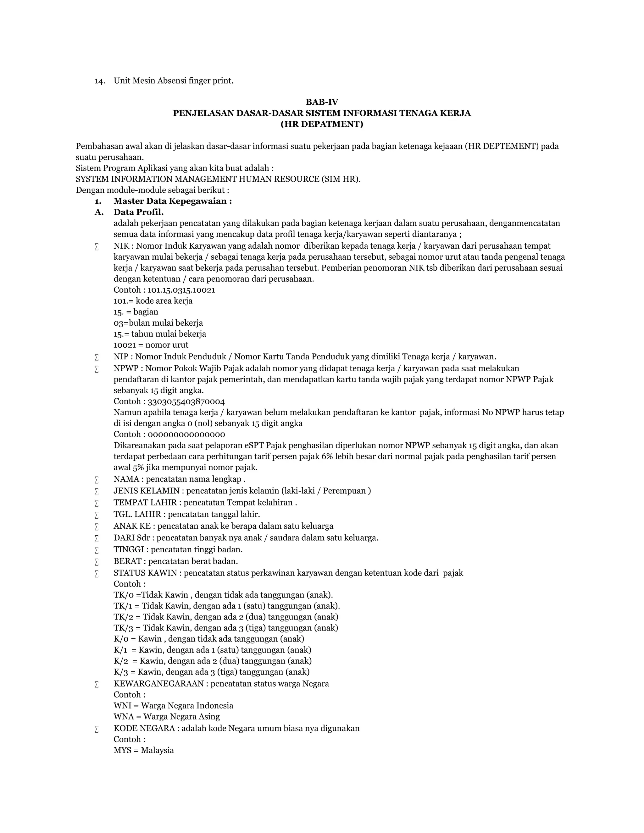 Payroll HR System Information | PDF