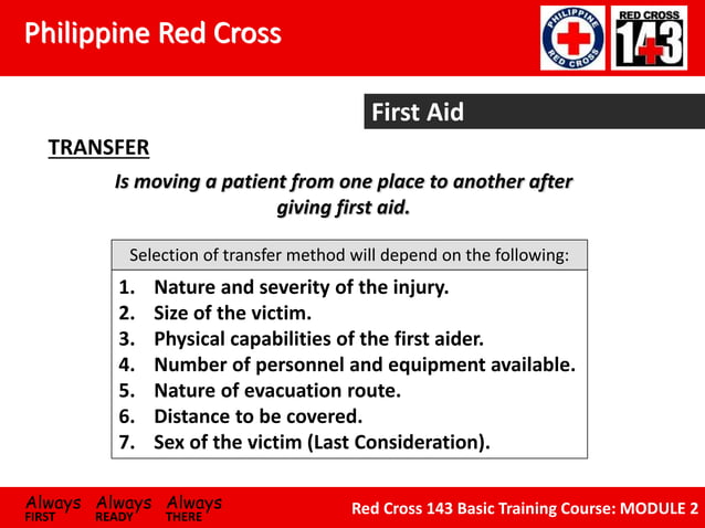 232100753-Ph-Red-Cross-First-Aid-and-BLS.ppt | First Aid | Injuries