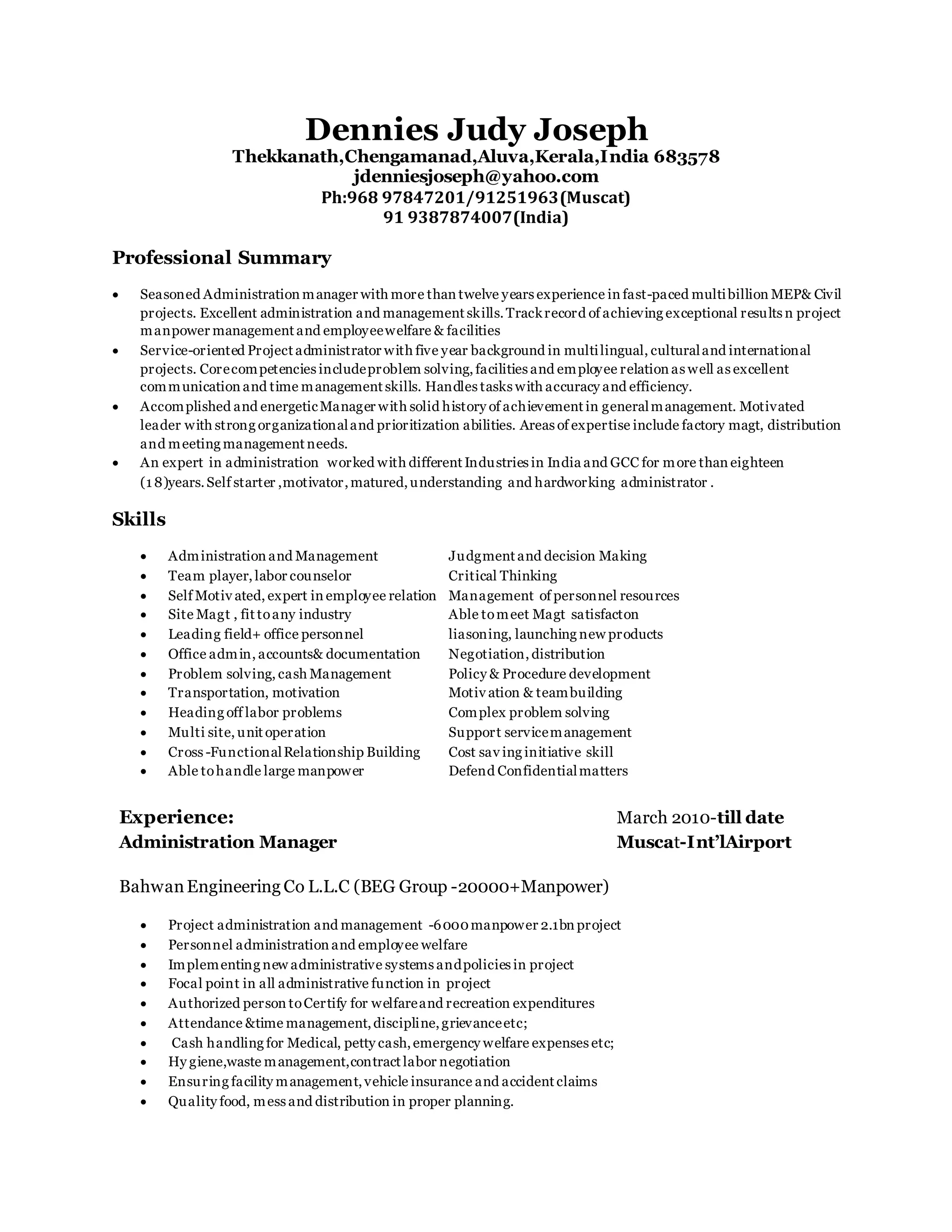 CV Pro | DOCX | Business Administration | Business