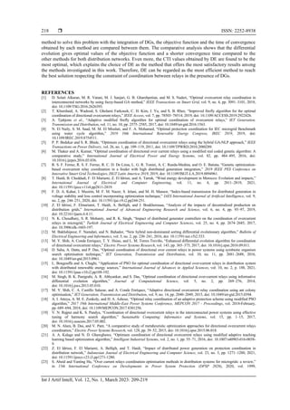 Comparative study of optimization methods for optimal coordination of ...