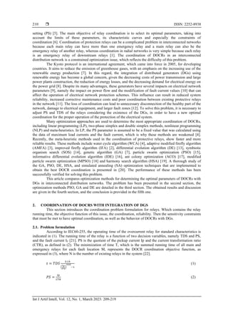 Comparative study of optimization methods for optimal coordination of directional overcurrent ...