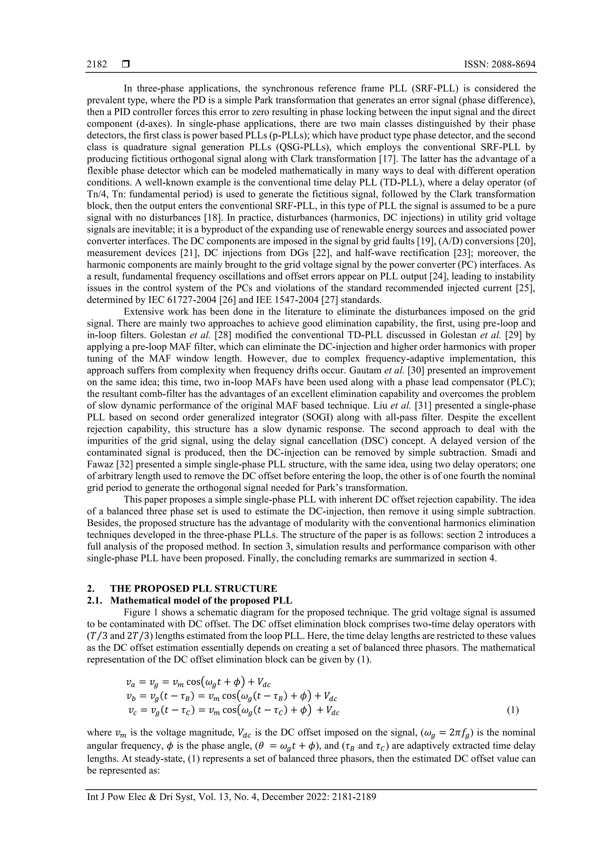 A synchronization technique for single-phase grid applications | PDF