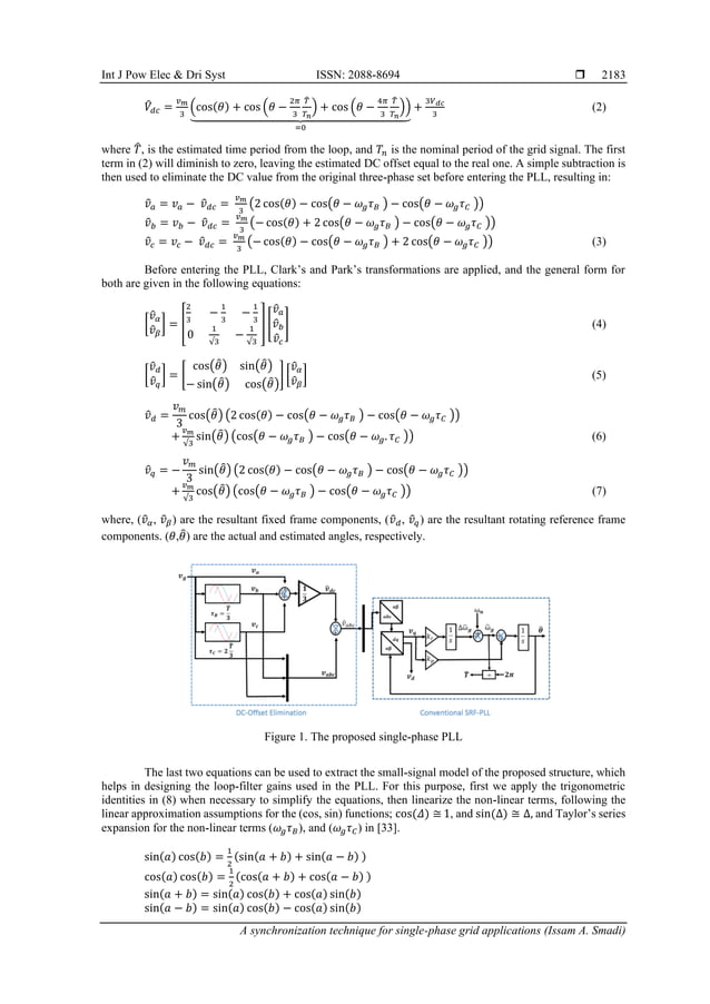 A synchronization technique for single-phase grid applications | PDF