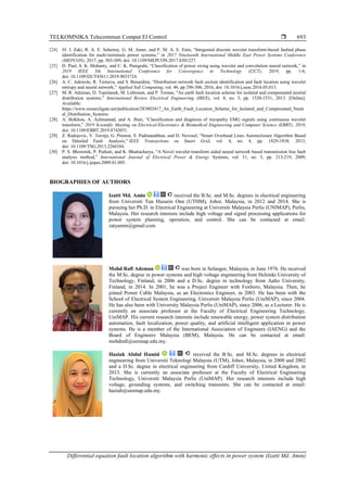 Differential equation fault location algorithm with harmonic effects in power system | PDF