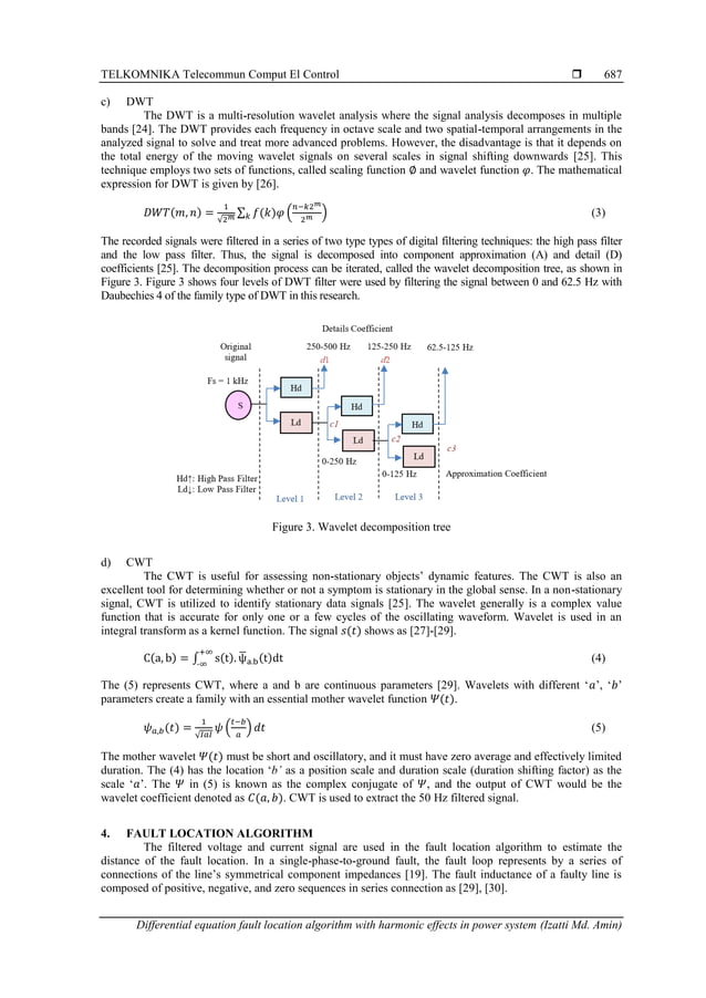 Differential equation fault location algorithm with harmonic effects in power system | PDF