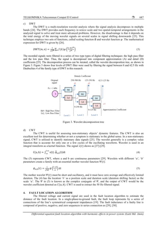 Differential equation fault location algorithm with harmonic effects in power system | PDF