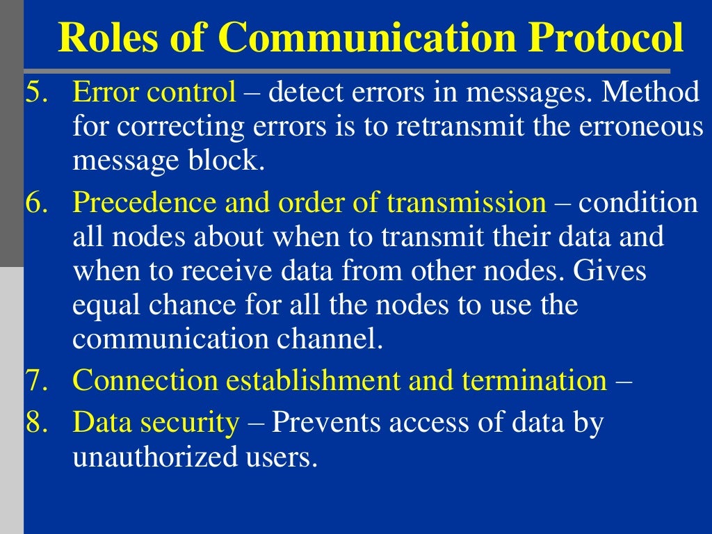 Communication Protocols