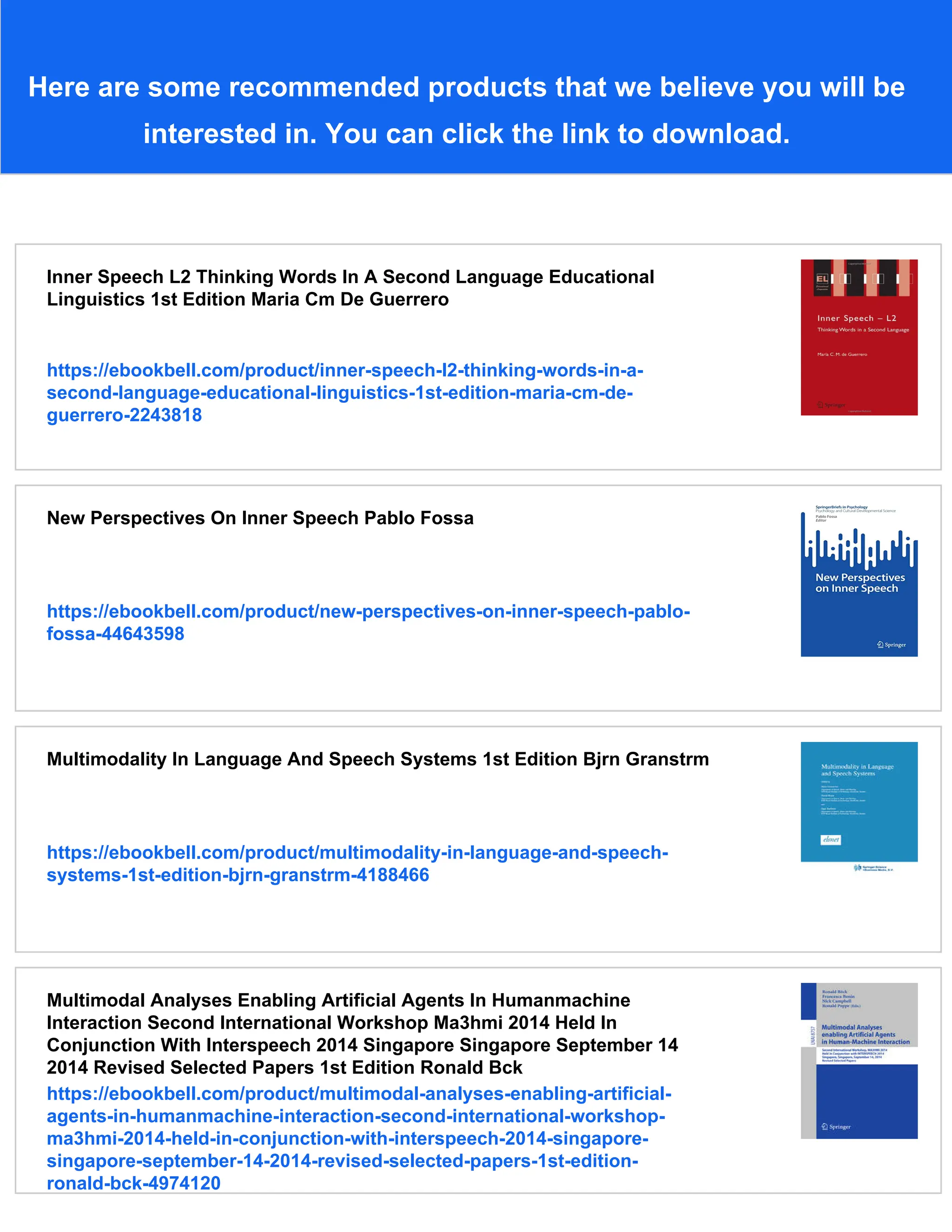 Inner Speech Culture Education Pablo Fossa | PDF
