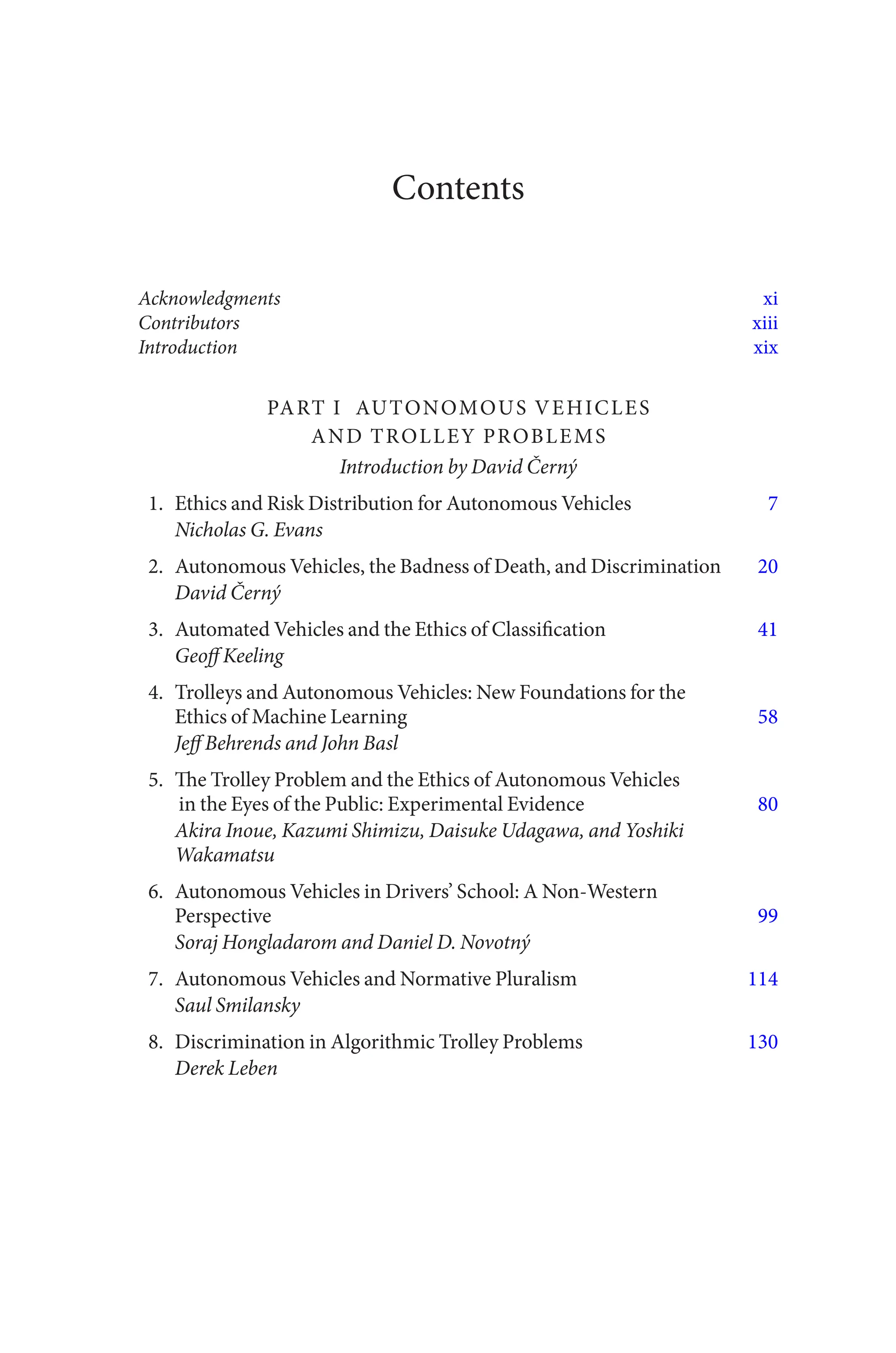 Autonomous Vehicle Ethics The Trolley Problem And Beyond Ryan Jenkins | PDF