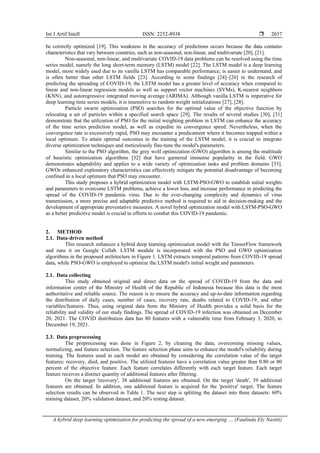 A hybrid deep learning optimization for predicting the spread of a new ...