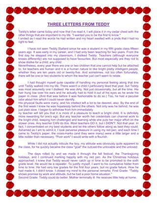 232412665 three-letters-from-teddy | PDF