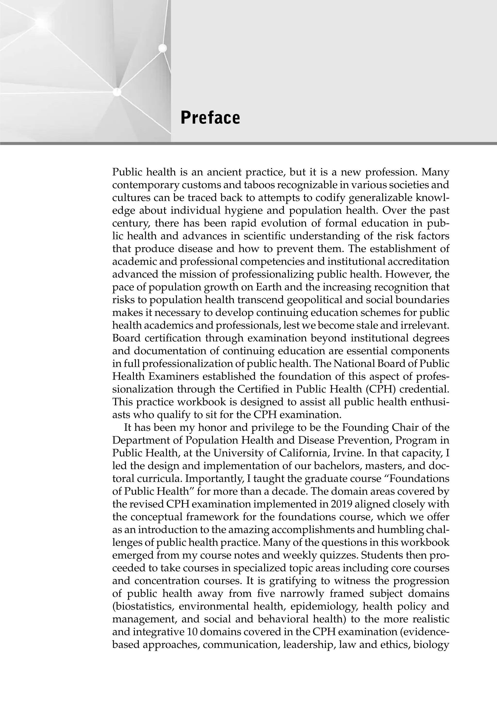 Certification In Public Health Cph Qa Exam Review Oladele Ogunseitan | PDF