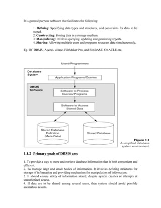 23246406 dbms-unit-1 | PDF