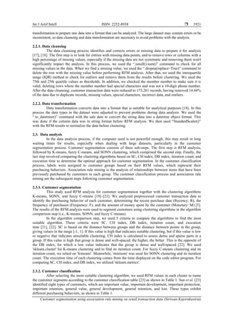 Customer segmentation using association rule mining on retail ...