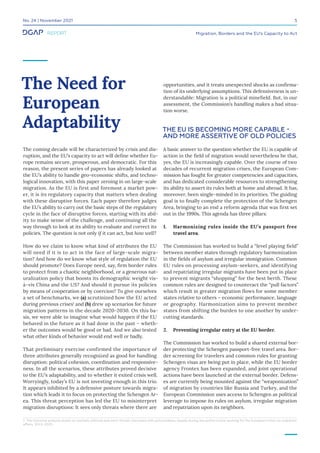 Migration Borders And The Eus Capacity To Act Roderick Parkes | PDF