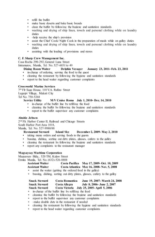 Copy of MelJohn_Vargas_1265613_43015 | DOCX | Cruises | Travel Type