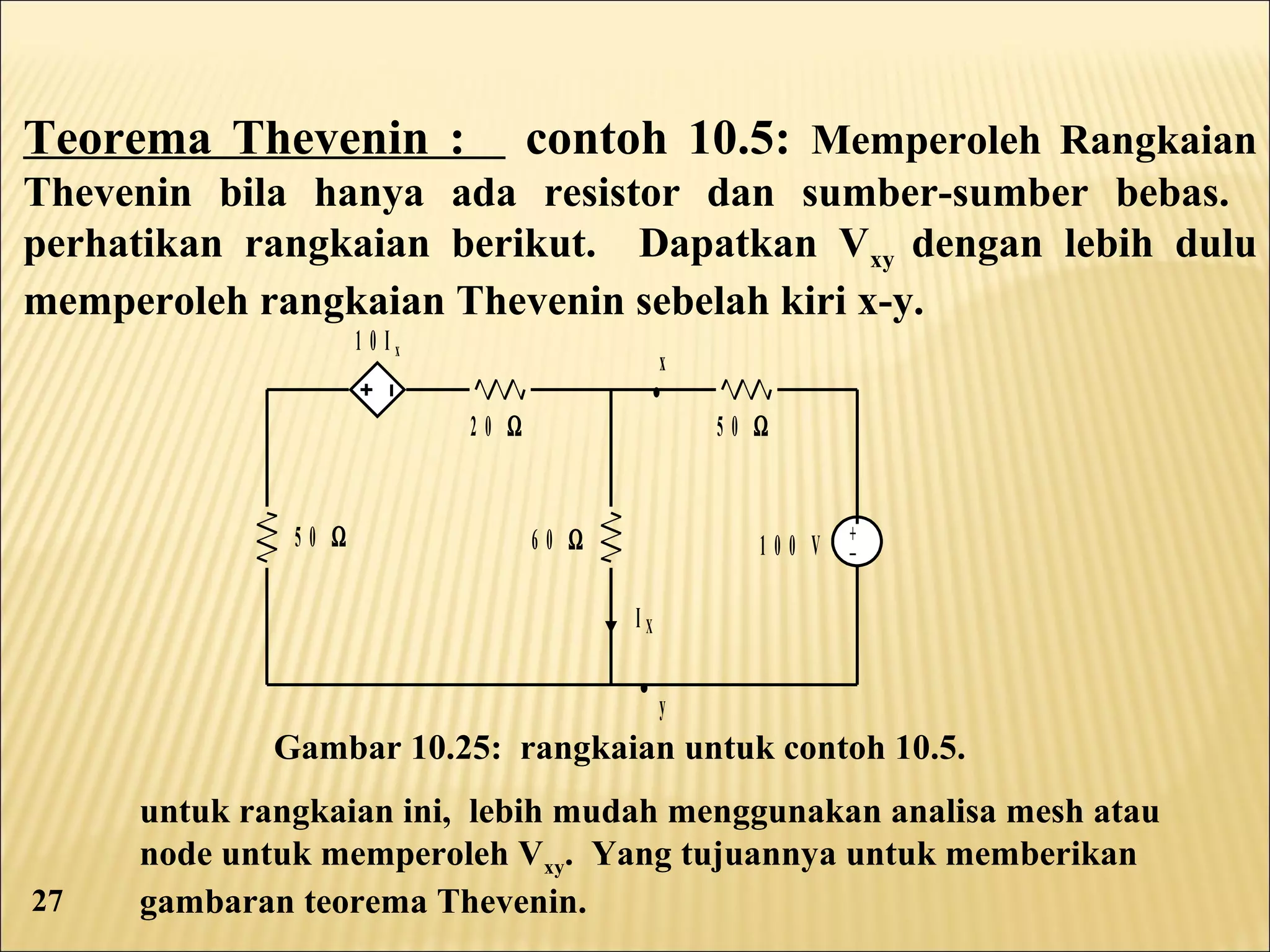 RL - Thevenin and Norton Theorems | PPT