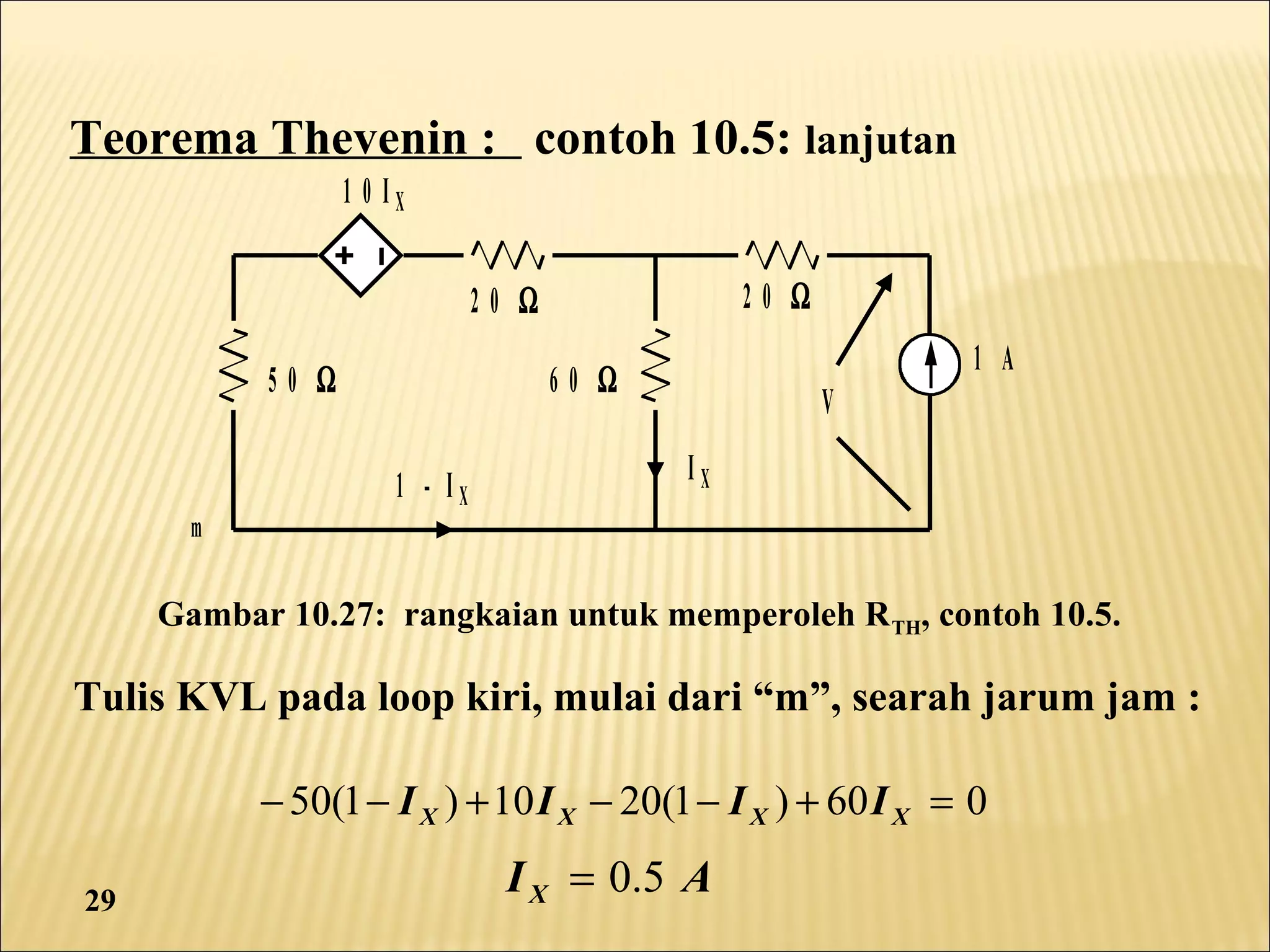 RL - Thevenin and Norton Theorems | PPT